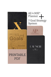 Best 90 Day Goal Setting planner / Journal & productivity Planner – 90X®